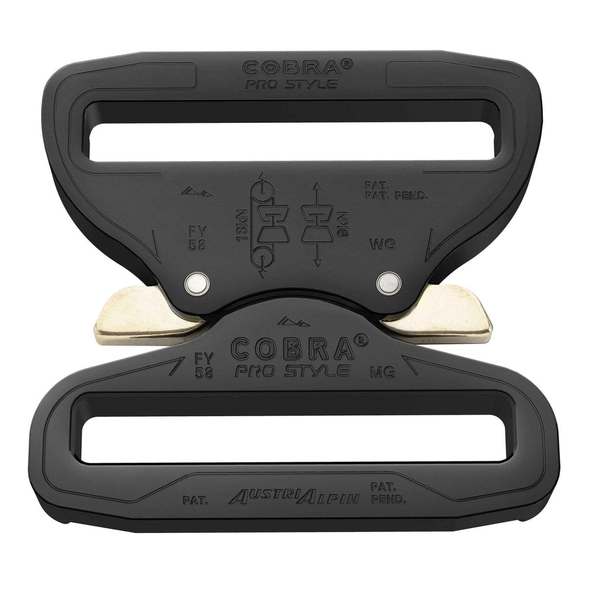 Cobra Pro 58mm Belt Buckle – Heavy Duty Quick Release