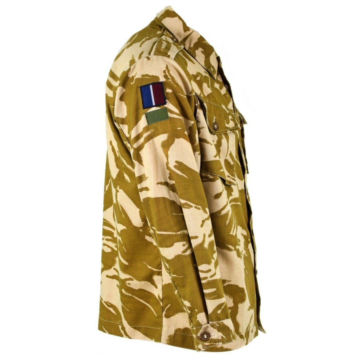 Mens military shirts Genuine British army jacket combat desert camo ...