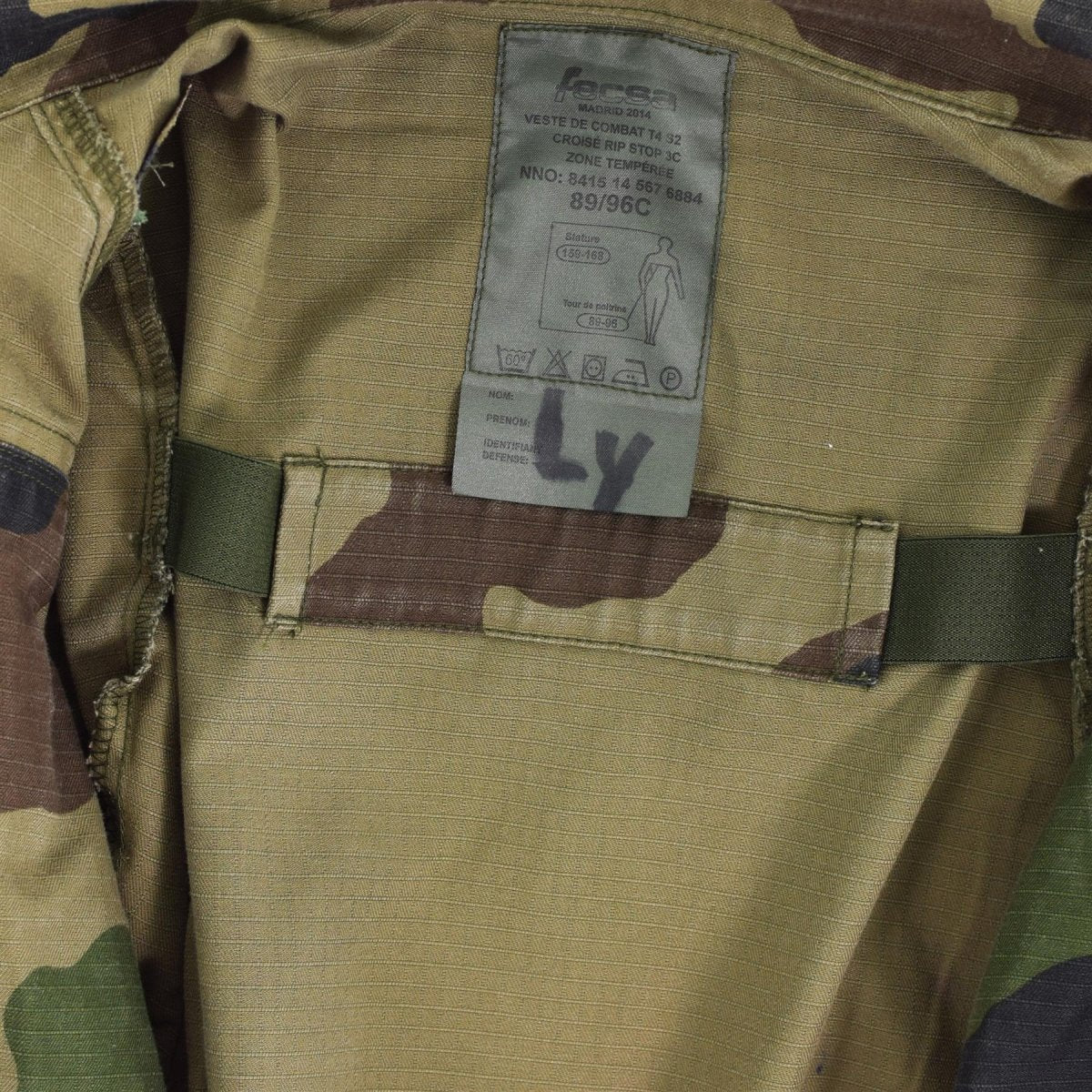 French military jacket Genuine Smock CCE camo military combat parka ...