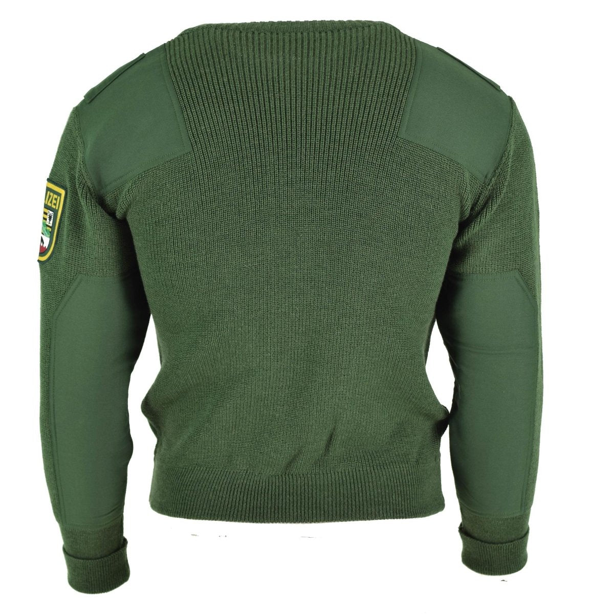 German police sweater genuine army troops green pullover military issue ...