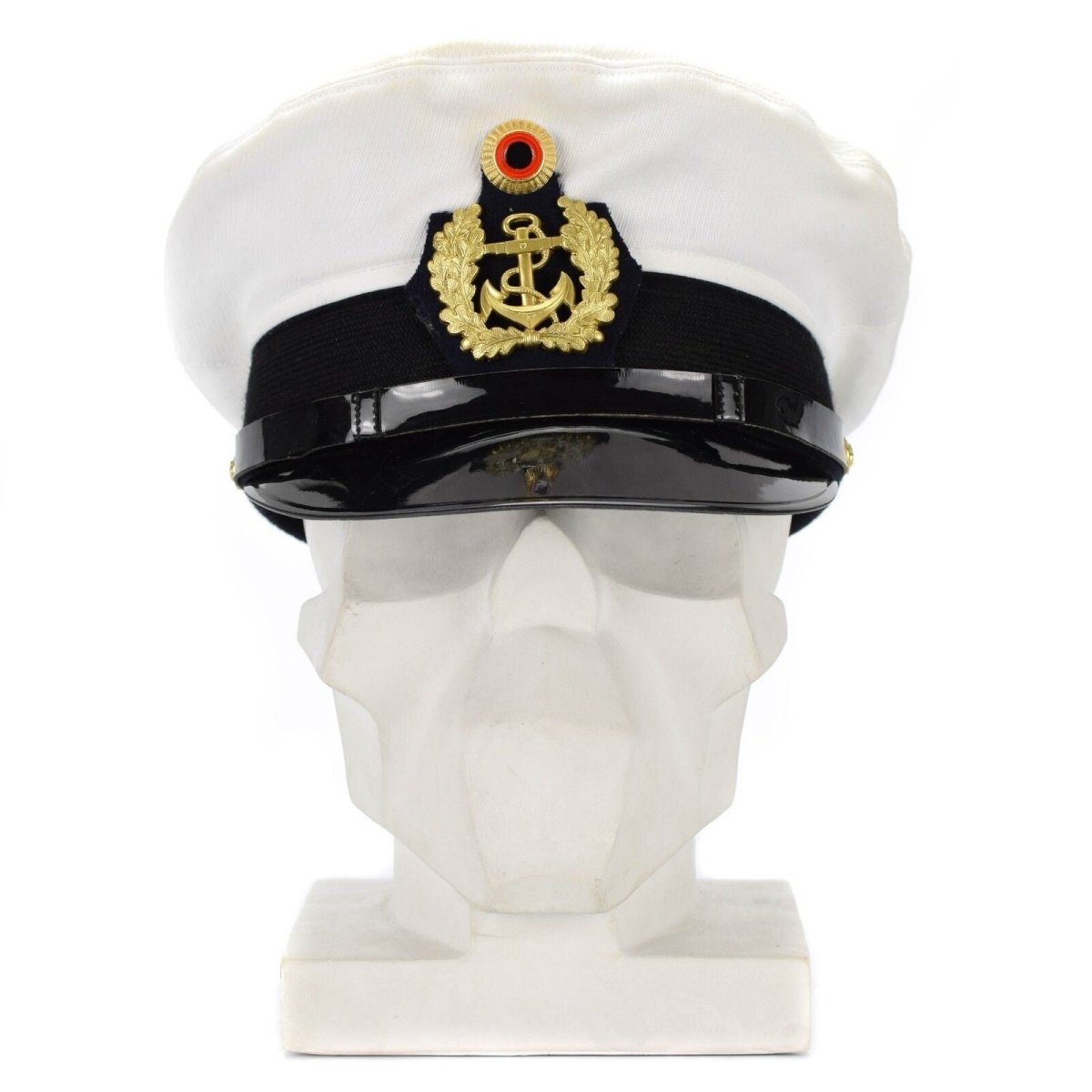 German navy cap original BW army officers marines visor forage peaked ...