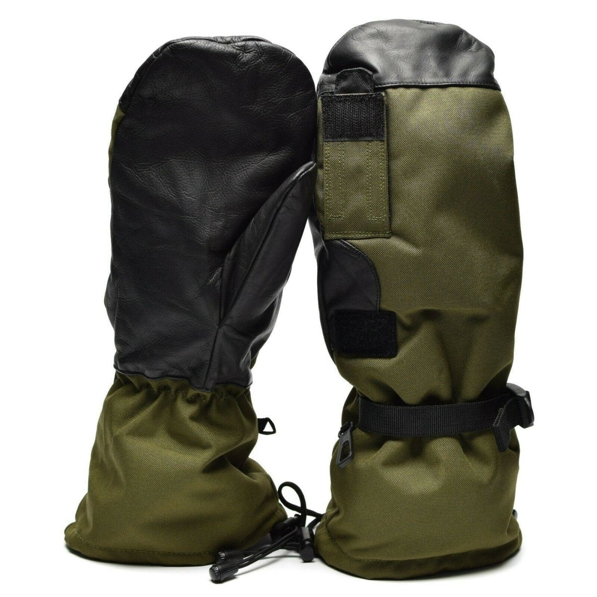 Waterproof trigger finger mittens Original Dutch army Olive military