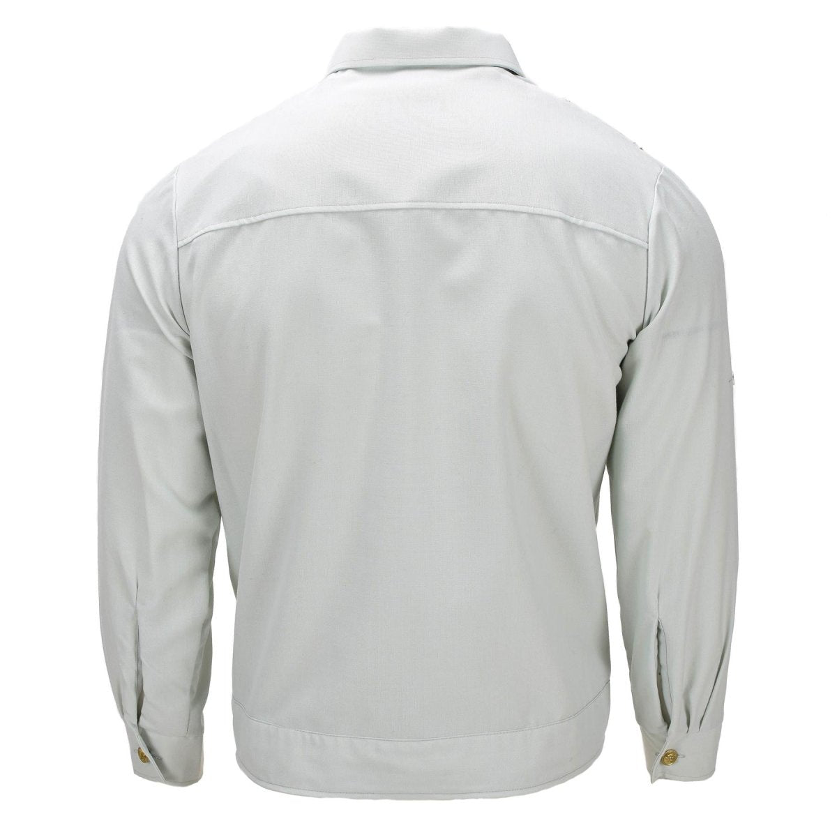 Original German Military Dress Shirt Long Sleeve Cotton Blend Light Gr ...